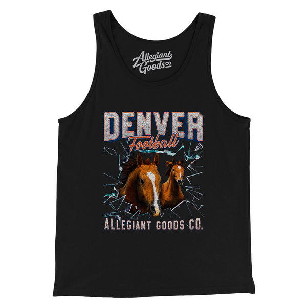 Denver Football Throwback Mascot Men/Unisex Tank Top - Allegiant Goods Co.