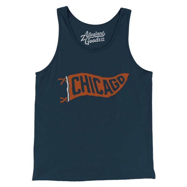 Chicago Pennant Men/Unisex Tank Top - Allegiant Goods Co.