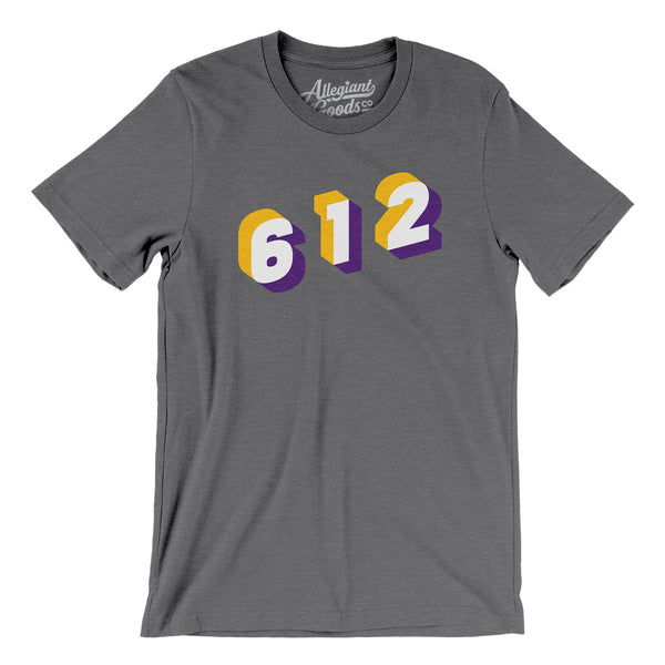 Minneapolis 612 Area Code Men/Unisex T-Shirt - Allegiant Goods Co.