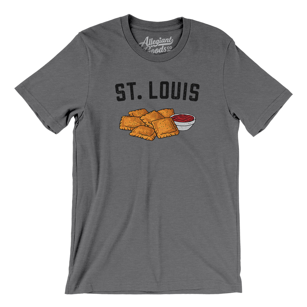 St. Louis Toasted Ravioli Men/Unisex T-Shirt - Allegiant Goods Co.