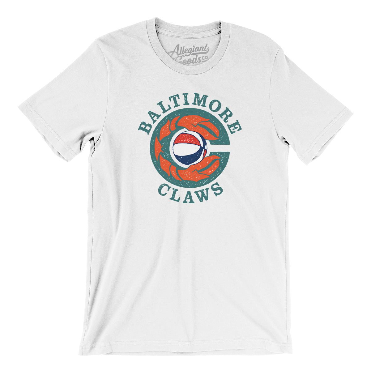 Baltimore Claws Basketball Men/Unisex T-Shirt - Allegiant Goods Co.