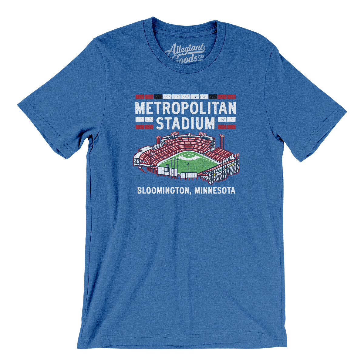 Metropolitan Stadium Minnesota Men/Unisex T-Shirt - Allegiant Goods Co.