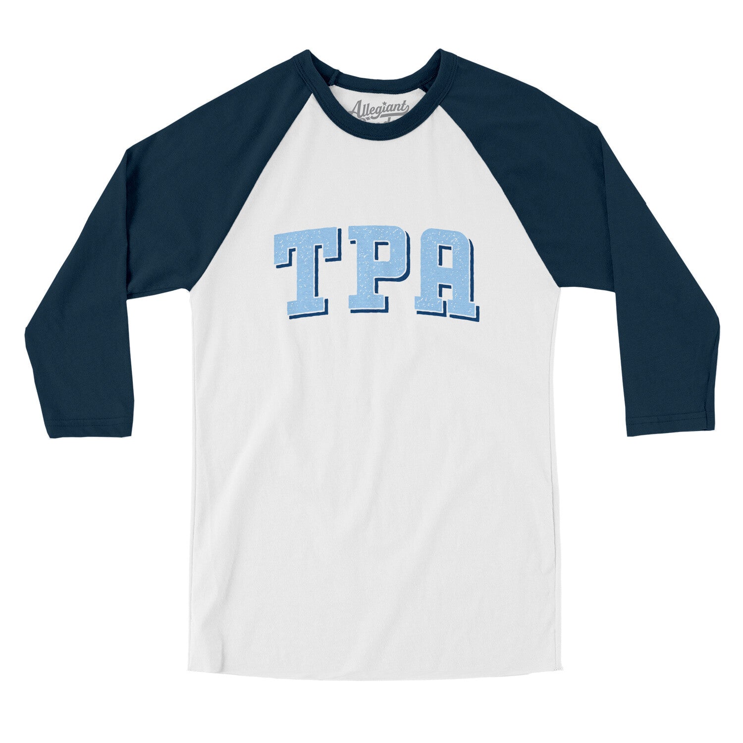 TPA Varsity Men/Unisex Raglan 3/4 Sleeve T-Shirt - Allegiant Goods Co.